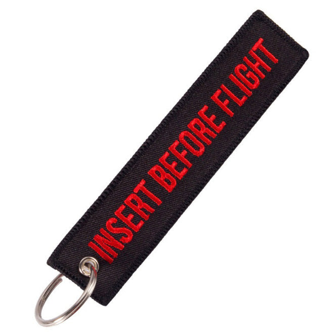 Insert Before Flight Key Tag – MotoMania